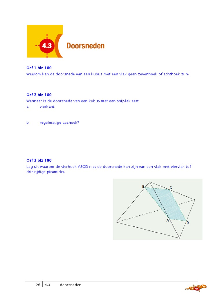 4.3 Doorsneden - Werkbladen | PDF