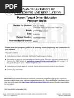 Texas DL-91B Instruction Log Guide | PDF