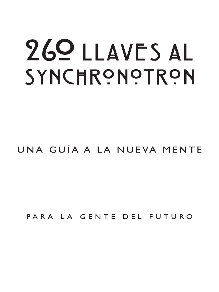 260 Llaves Al Synchronotron Stephanie South | PDF