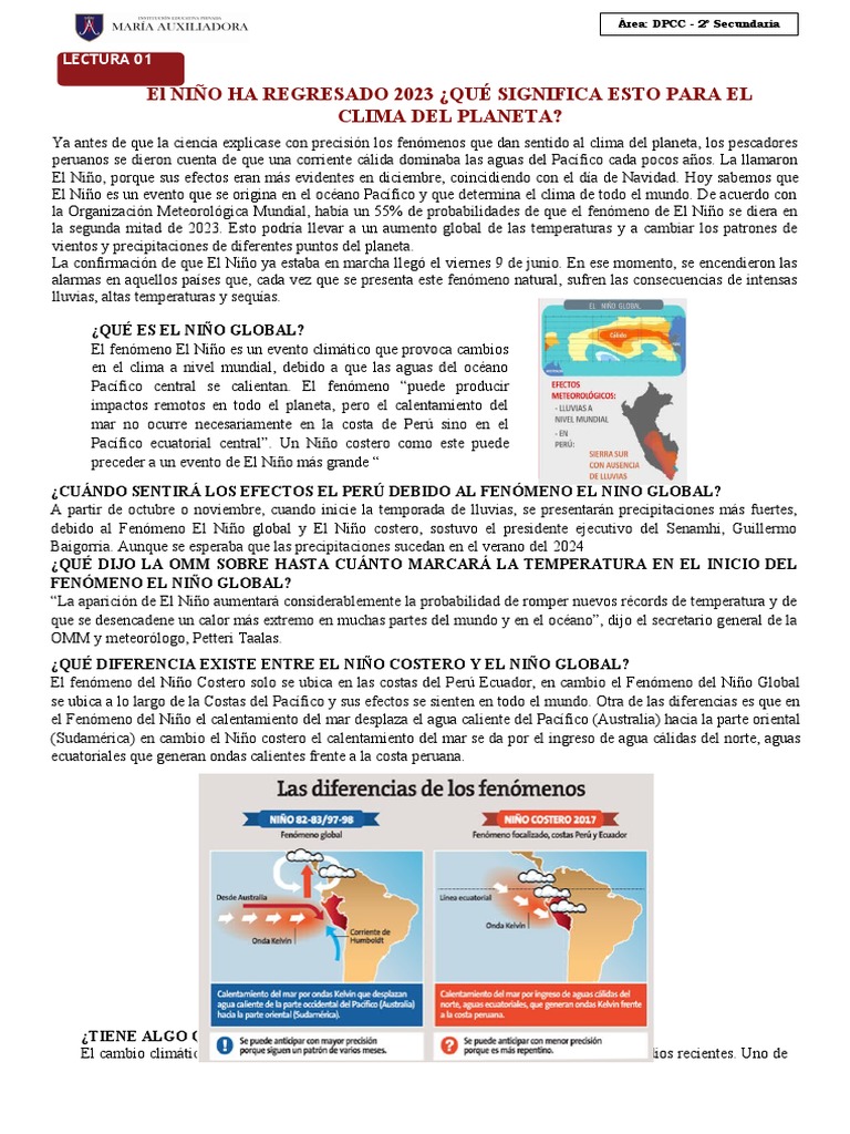 Anexo - Sesión de Aprendizaje N°01 - DPCC - V Unidad - 2do Grado | PDF