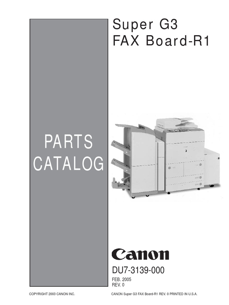 Super G3 Fax Board-R1 PC DU7-3139-000 | PDF