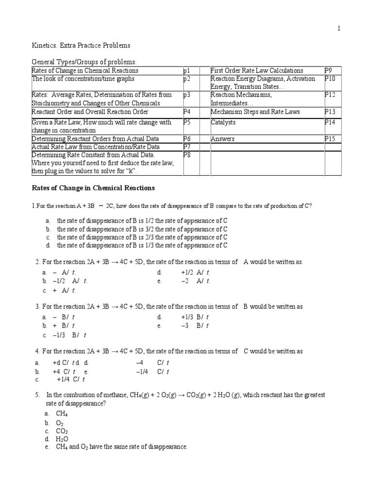 Chemical Kinetics For Grade 11 | PDF | Reaction Rate | Activation Energy