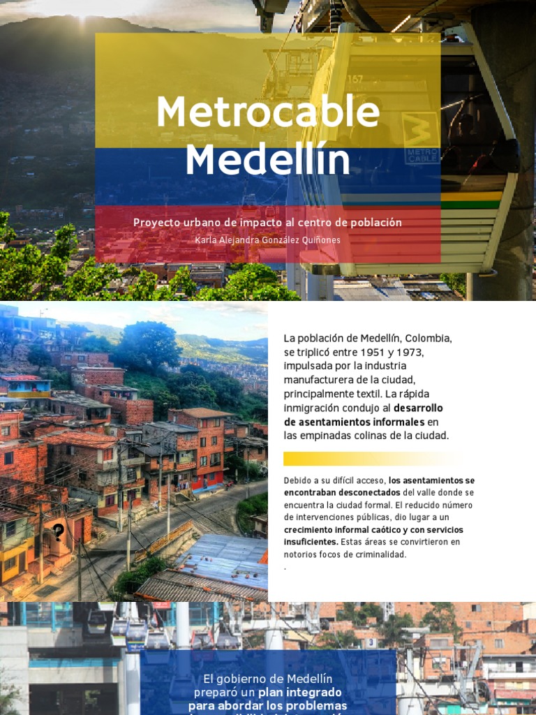 Metrocable Medellín | PDF | Economias