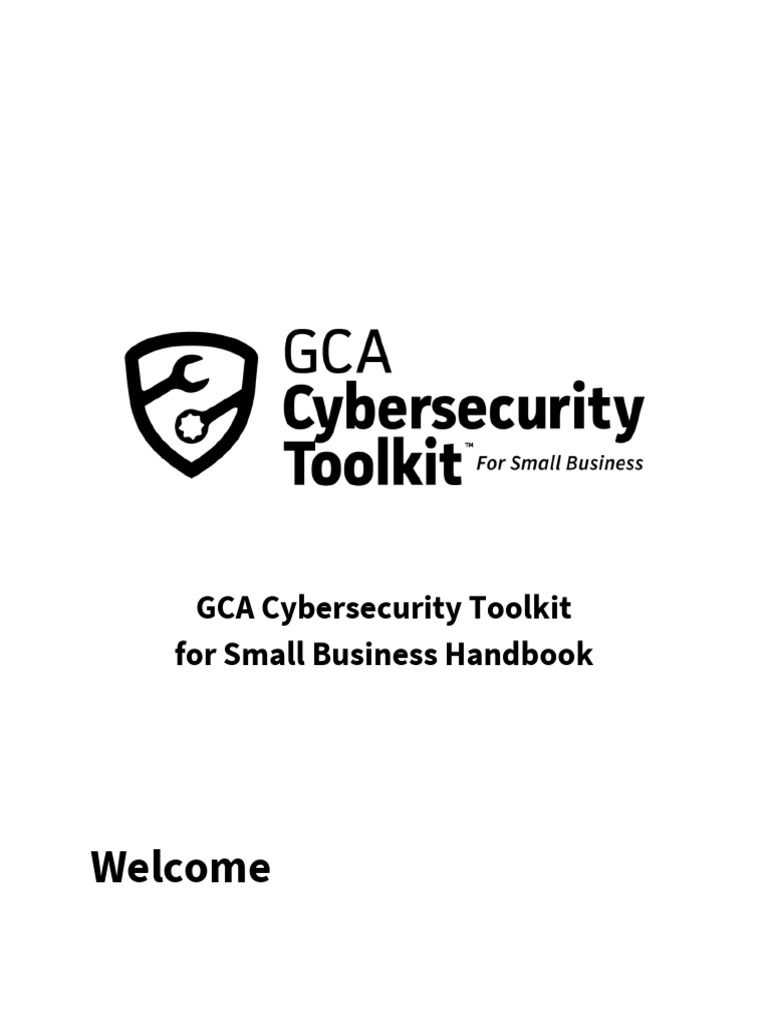 Gca Cybersecurity Toolkit Handbook Printer Friendly Pdf