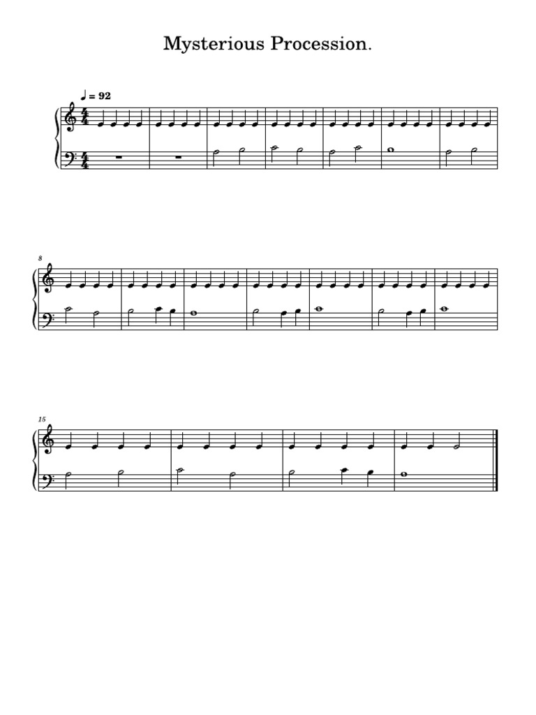 Agay - Mysterious Procession | PDF