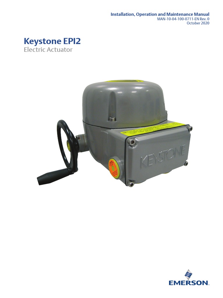 Pentair-Keystone EPI2 Installation, Operation and Maintenance Manual | PDF