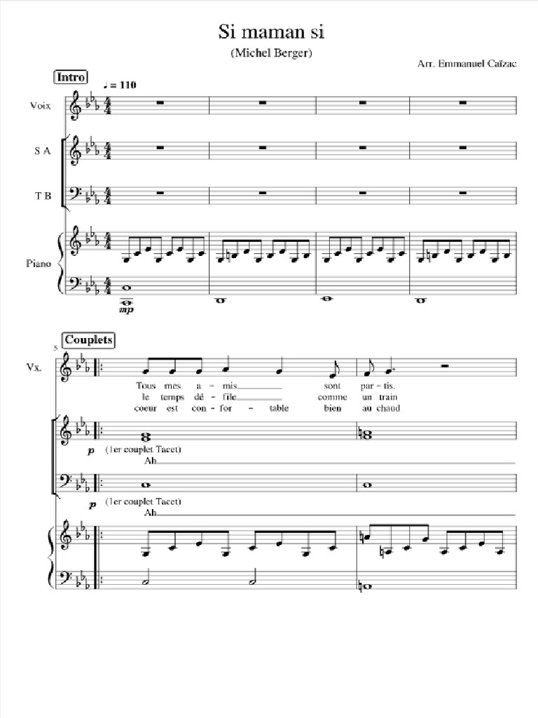 France Gall Si Maman Si | PDF