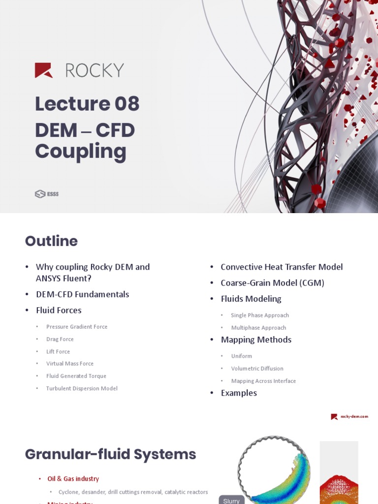 08 - DEM-CFD Coupling - 2020 | PDF | Computational Fluid Dynamics ...