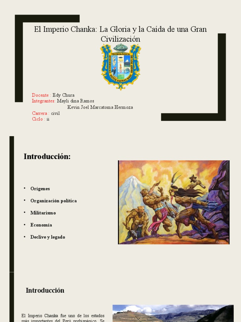 Imperio Chanka | PDF | Perú | Imperio Inca