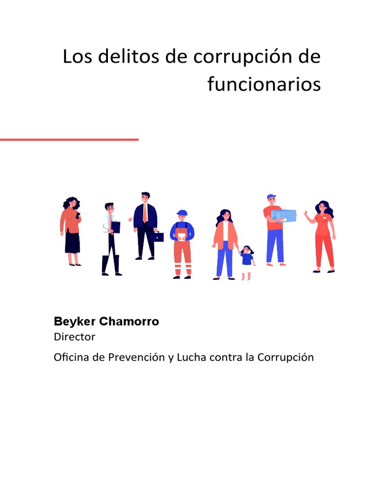 Los Delitos De Corrupción De Funcionarios Pdf Ciencias Sociales