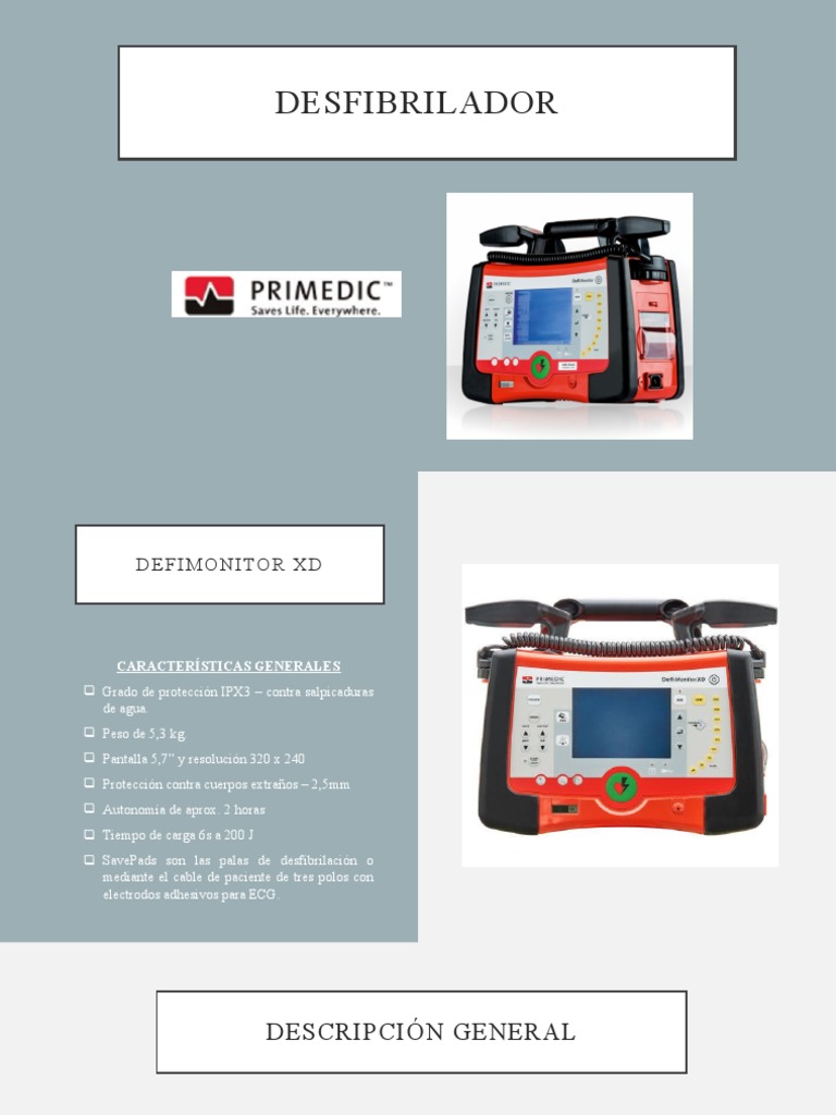Desfibrilador - Primedic | PDF