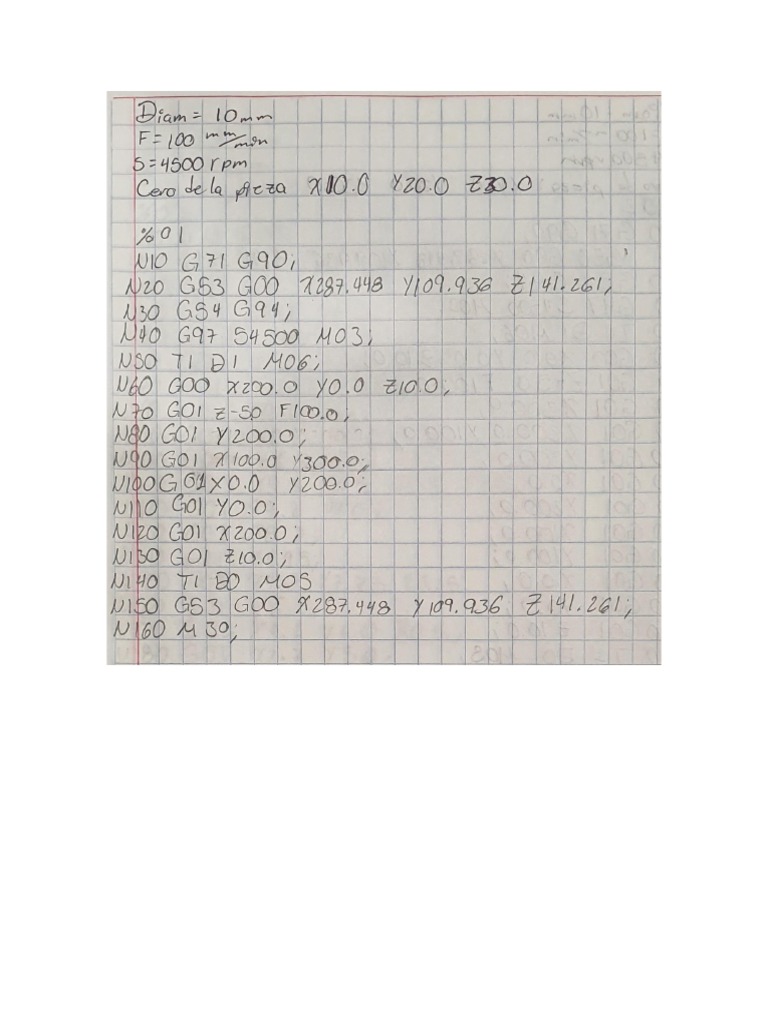 Fresadora G00 G01 G02 G03 - 1721969maquinas de CNC | PDF
