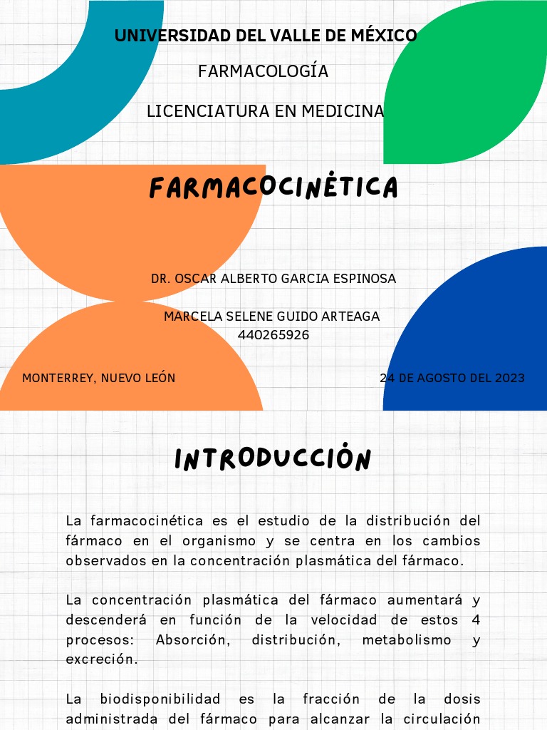 FARMACODINAMIA | PDF | Medicamentos con receta | Farmacocinética