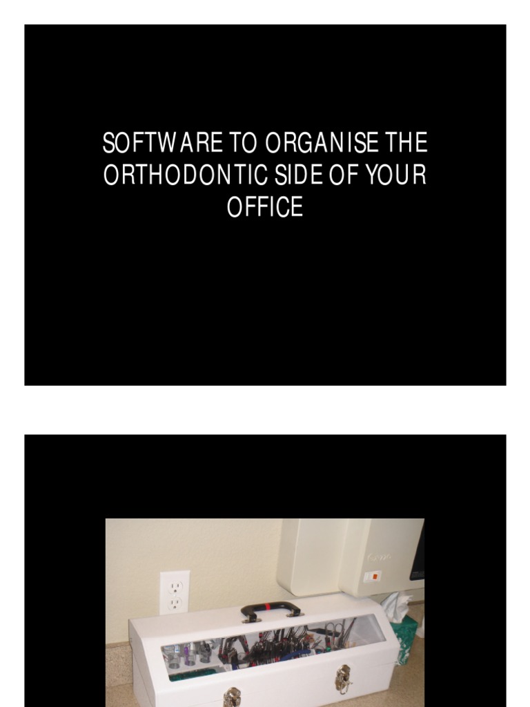 dental ortho management software 1234 | PDF | Orthodontics | Dentistry ...