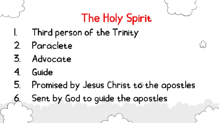 The Holy Spirit | PDF