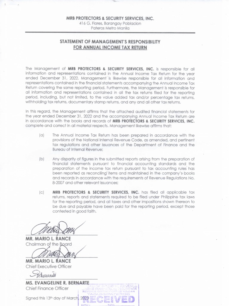 MRB Audit Report - SEC | PDF