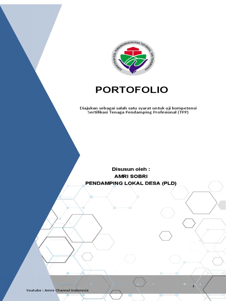 Portofolio Sertifikasi Pendamping Desa | PDF