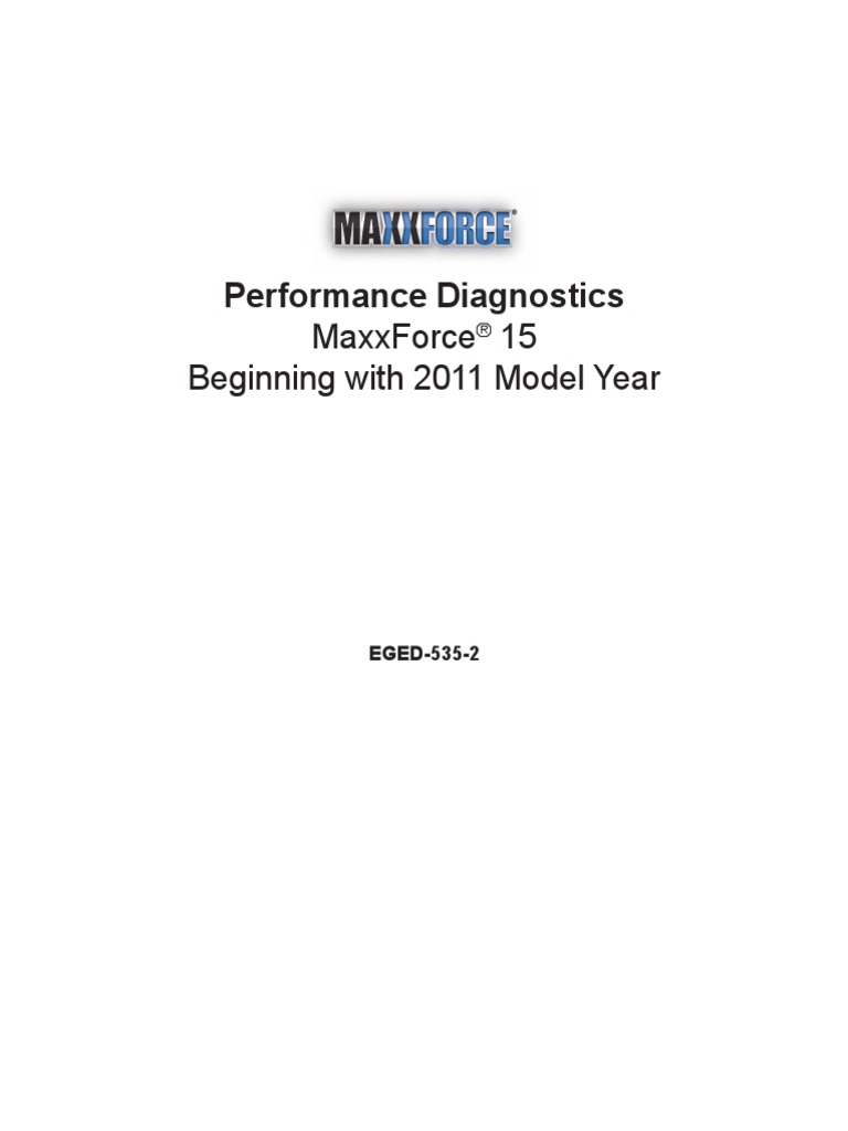 Mf15 Performance Diagnostics Eged535 | PDF | Throttle | Automotive Technologies