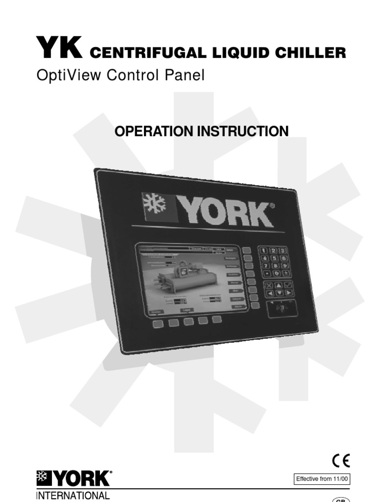 York OptiView Operating Instructions | PDF | Electrical Engineering ...