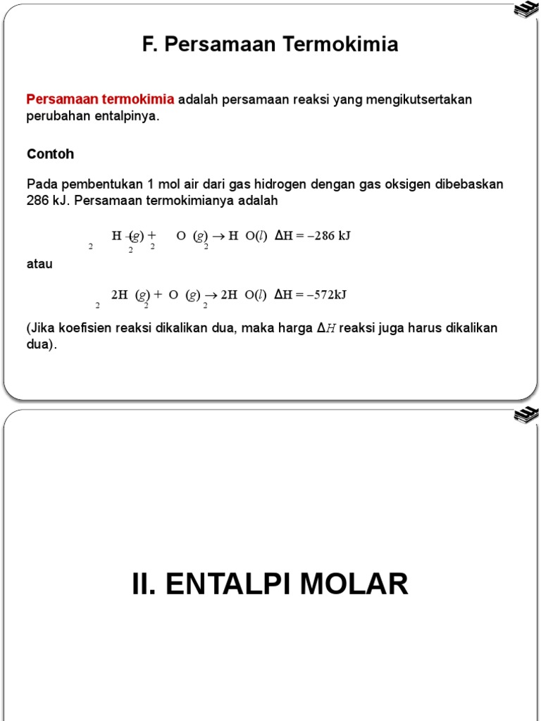 Menentukan Delta H Reaksi | PDF