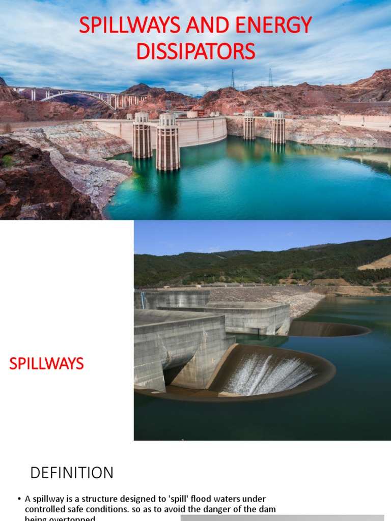 Spillways and Energy Dissipators | PDF | Spillway | Water And The ...