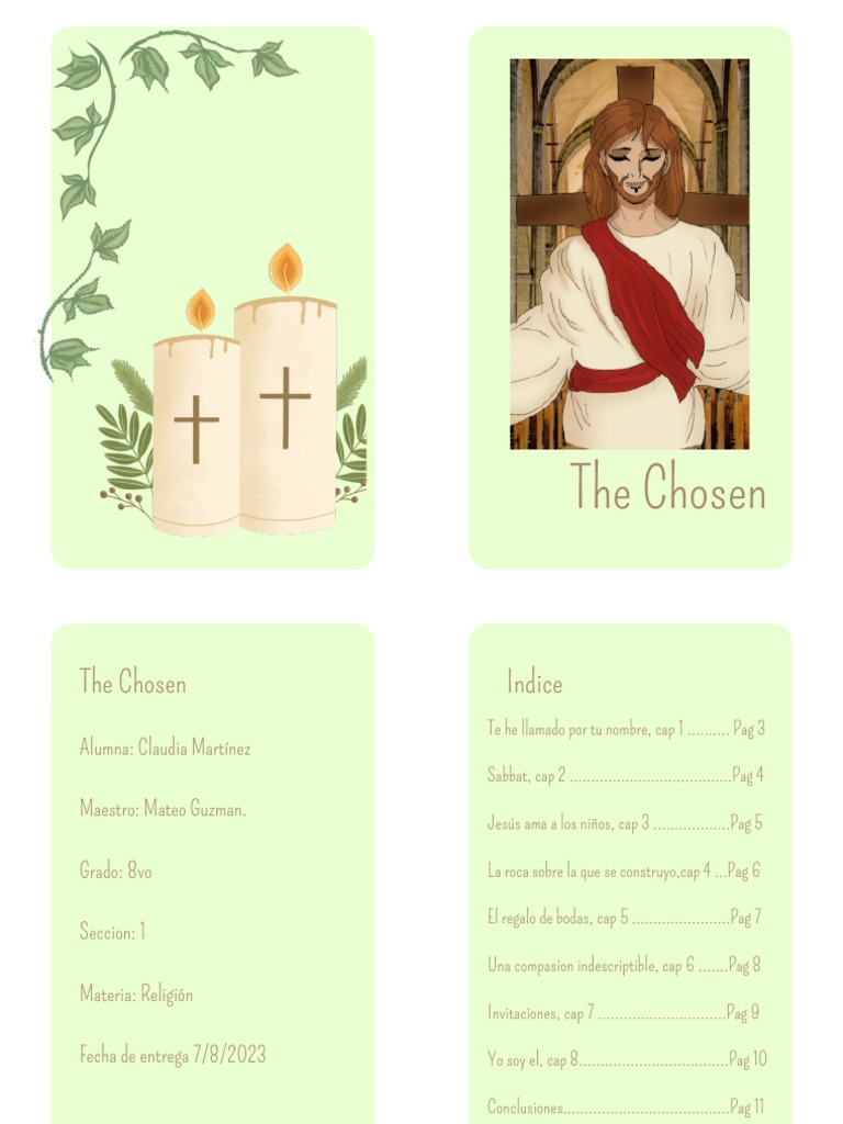 Reflexiones sobre "The Chosen" | PDF | Jesús | Evangelio de Mateo