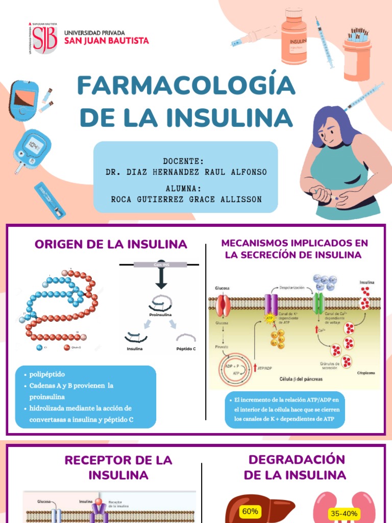 Farmacología de La Insulina | PDF