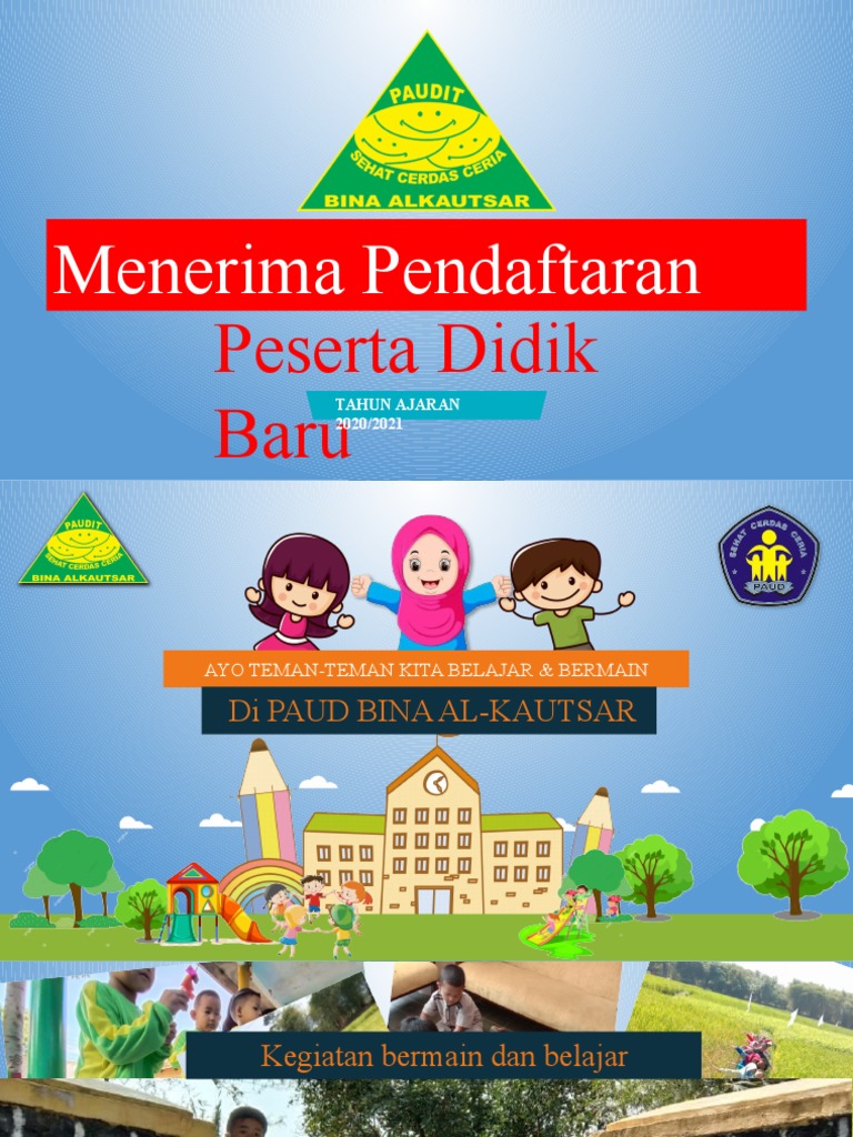 Template Animasi PPDB | PDF | Griya & Taman