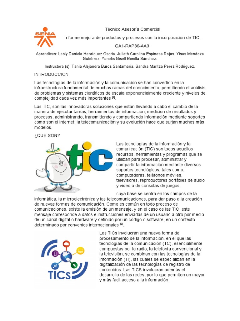 Informe Tic | PDF