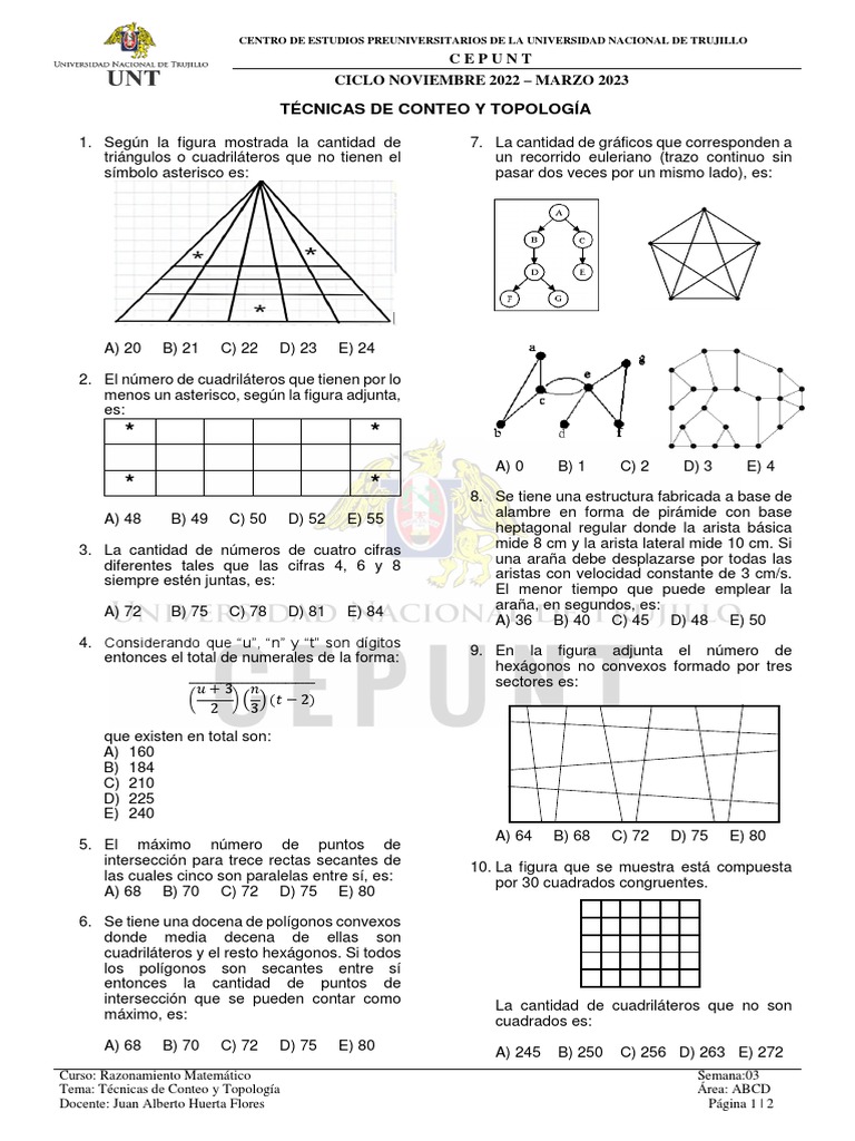Sesión 06 - 2022 II - Huerta (2) | PDF | Geometría Elemental | Matemática Elemental