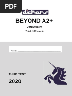 Movers 3 - 2019 Answer Key | PDF