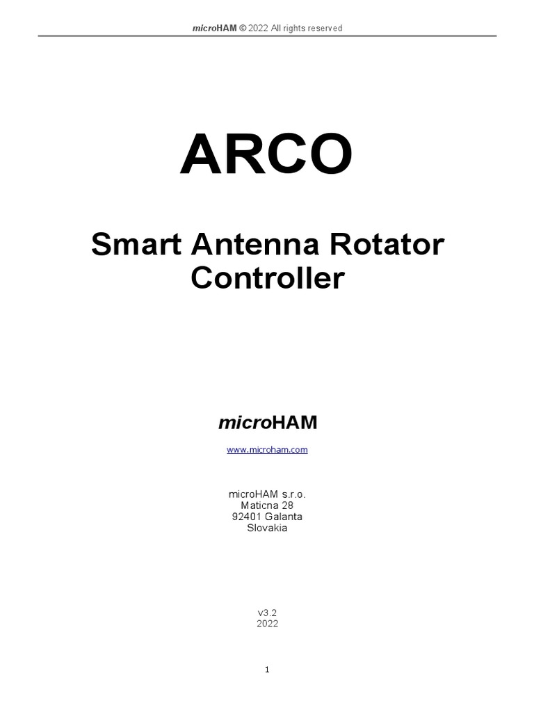 ARCO English Manual | PDF