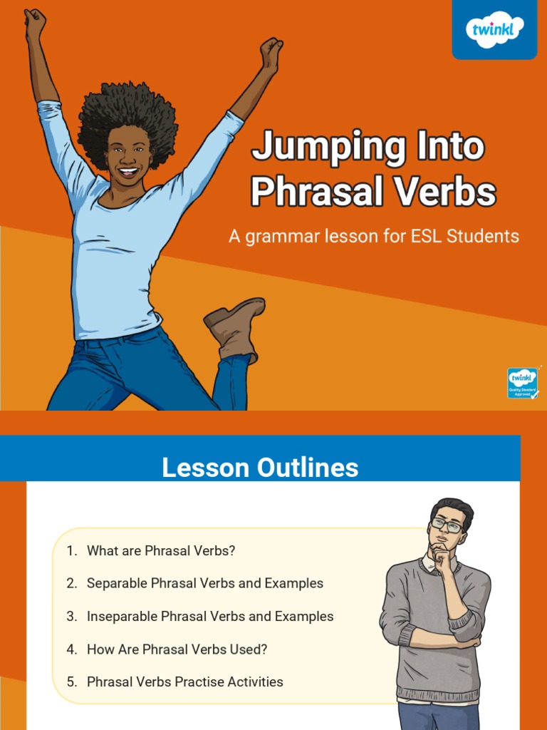 Jumping Into Phrasal Verbs Adults b1 b2 | PDF | Verb | Preposition And ...