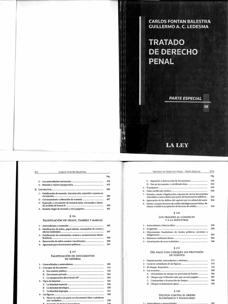 Fontán Balestra. Tratado de Derecho Penal. Parte Especial. Tomo IV ... Fontán Balestra. Tratado de Derecho Penal. Parte Especial. Tomo IV ...