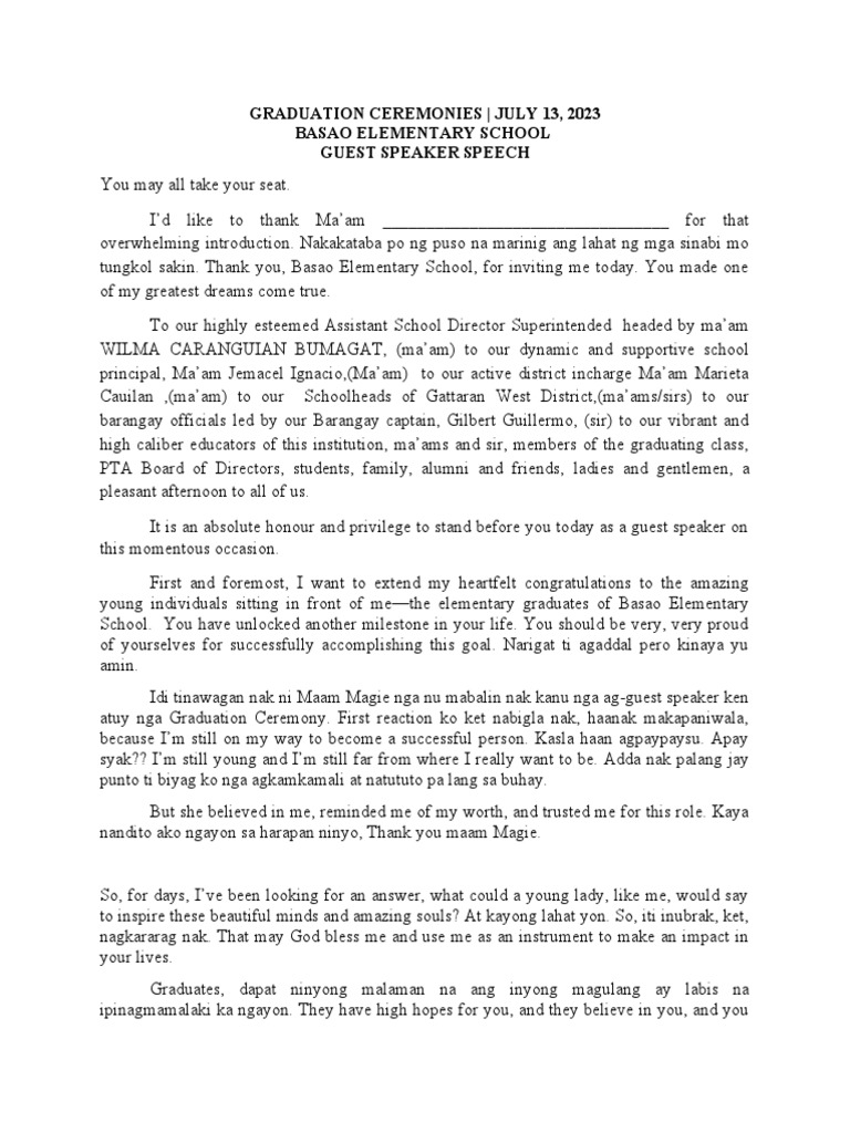 Graduation Ceremonies | PDF