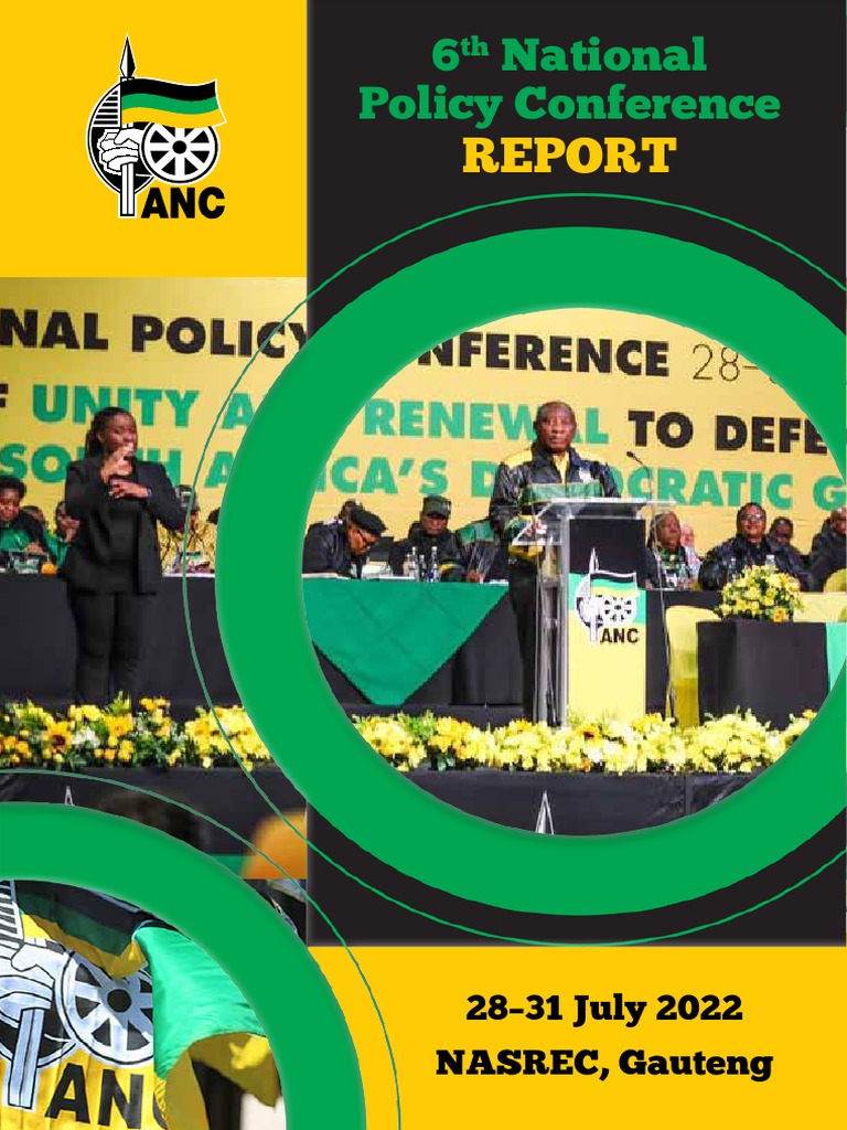6th ANC National Policy Conference Reports 2022 | PDF