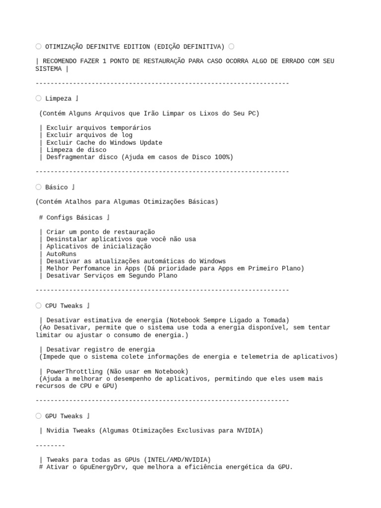 Tutorial em Texto | PDF