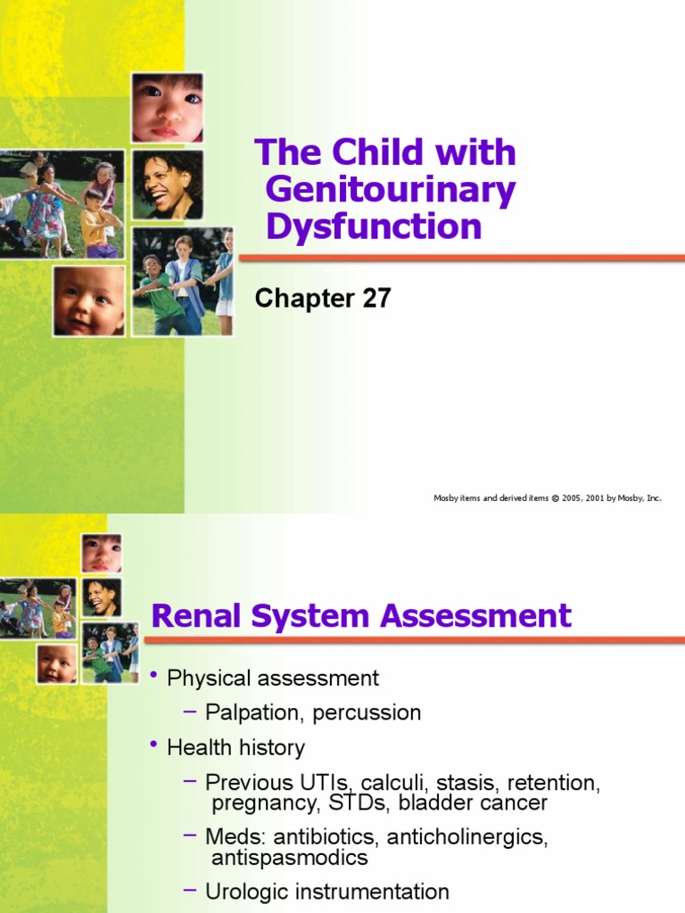 Pediatric Genitourinary Dysfunction Guide | PDF
