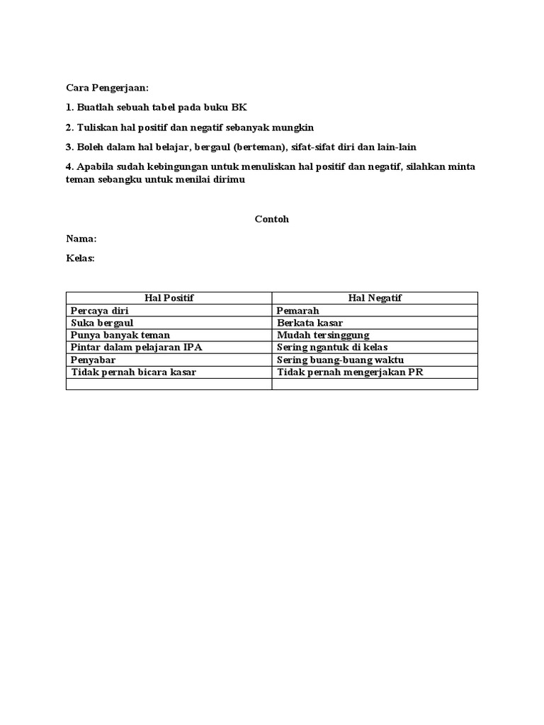 Tugas BK Penilaian | PDF