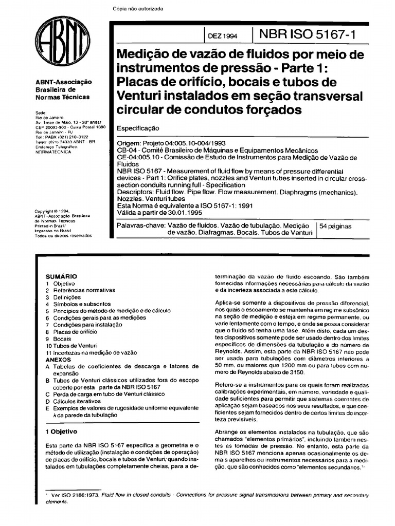 Iso 5167 | PDF Iso 5167 | PDF