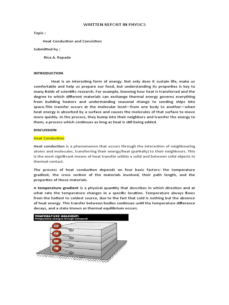 Physics - WRITTEN REPORT - WPS Office | PDF