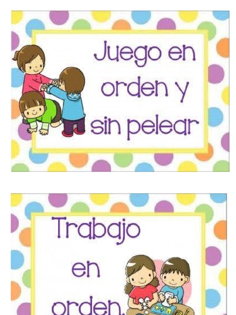 reglas del salon de clases | PDF