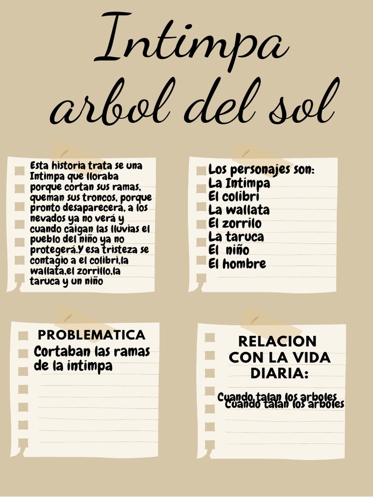 Intimpa Arbol Del Sol | PDF
