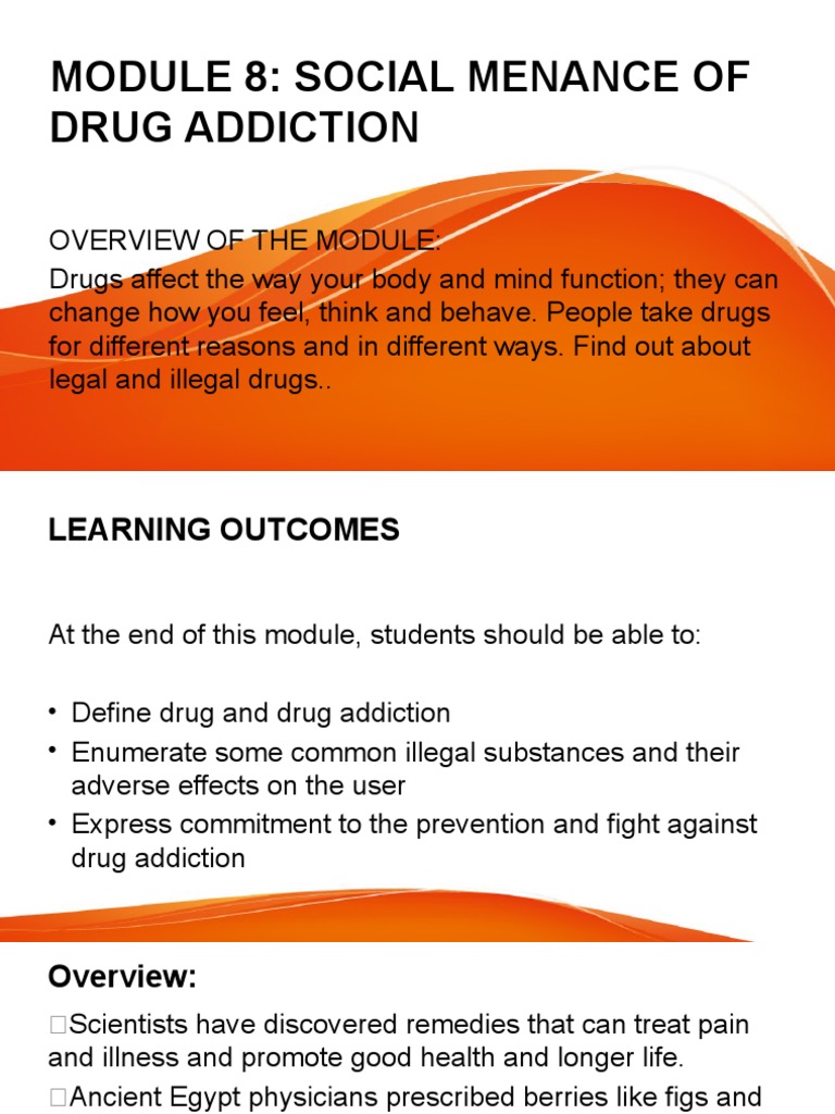 PREFINAL The Social Menace of Drug Addiction | PDF | Substance Abuse | Substance Dependence