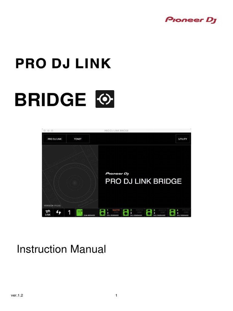 PRO DJ LINK BRIDGE - Manual - v12 - en | PDF | Computers
