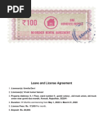 RENTAL AGREEMENT Bangalore | PDF | Lease | Landlord–Tenant Law