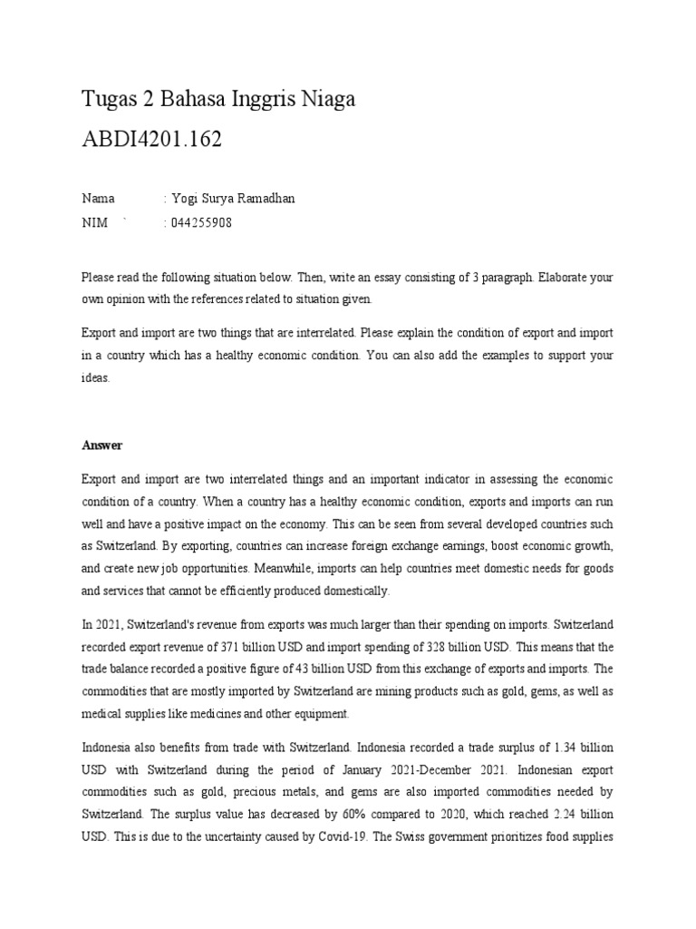 Tugas 2 Bahasa Inggris | PDF