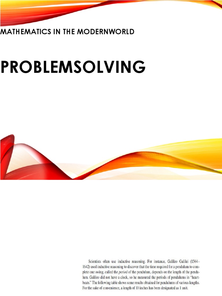 Problem Solving - Part 1 | PDF Problem Solving - Part 1 | PDF