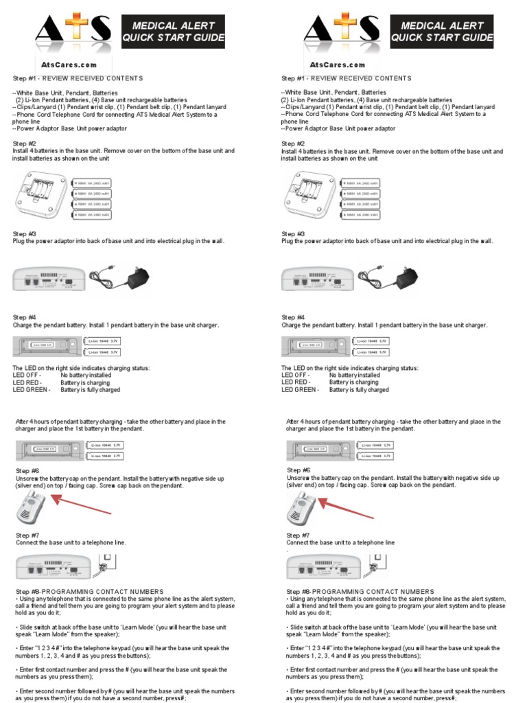 ATS Alert System Quick Start Guide VBBA | PDF