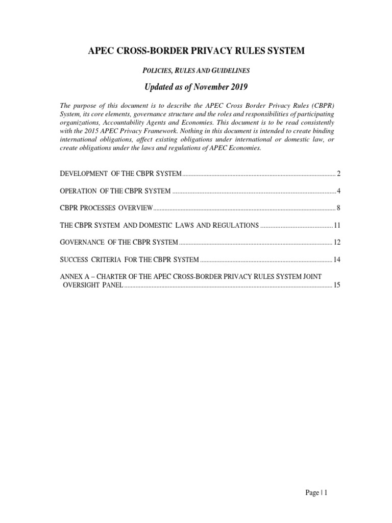 CBPR Policies Rules and Guidelines Revised For Posting 3 16 Updated ...